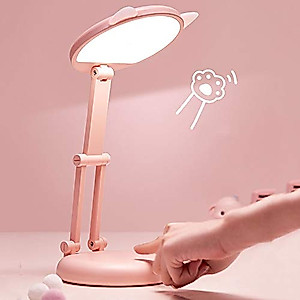 no-logo WAJklj Modern Minimalist LED Night Light Rechargeable Eye Protection Student Learning Dimming Table Lamp Creative Cartoon Reading Lamp
