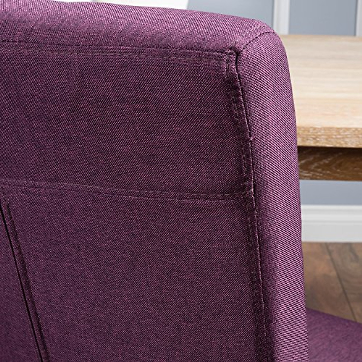 Christopher Knight Home Nyomi Fabric Dining Chair, Deep Purple(pack of 2)