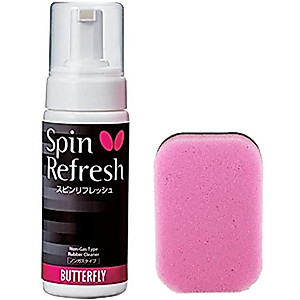Butterfly Table Tennis Racket Care Kit - Includes: 1 Ping Pong Paddle Cleaner + 1 Table Tennis Rubber Cleaner Sponge - Great Value Table Tennis Racket Cleaner Kit – Cleans Ping Pong Paddle 125 Times