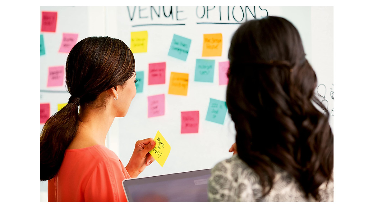 Post-it Wall Pad 20x23 Inches - Repositionable & Easy Mounting