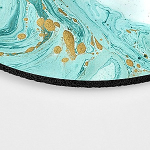 Marble Mousepad, Glitter Mousepad, Desk Decor, Office Accessories, Modern Mouse Pad, Personalized Mouse Pad, Round Mousepad, Cubicle Decor