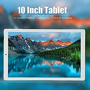 Cosiki Call Tablet, 10 Inch Tablet HD IPS Screen Octa Core 100240V for Entertainment for Elderly (US Plug)