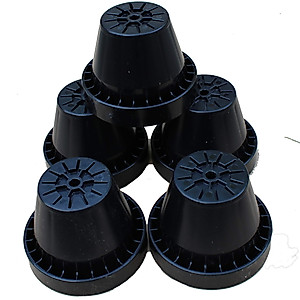 Button Ski Hanger 5-Pack, 5 Individual Fixtures To Safely Store 5 Pairs Of Alpine Skis Of Any Shape Or Size (Rockers, Carvers, Racers, Kids) To Make A Wall Or Floor Ski Storage Rack