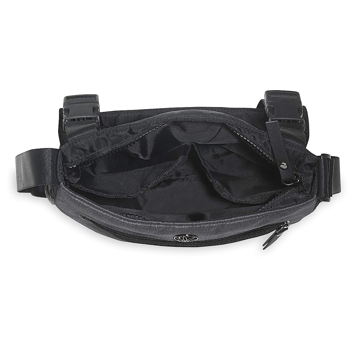 Gaiam Yoga Mat Bag - Wander Free Yoga Mat Carrier Pouch Tote | Adjustable Shoulder Sling Carrying Strap | Two Zippered Pockets, Easy-Clean Liner | Fits Most Size Yoga, Pilates, Fitness Exercise Mats