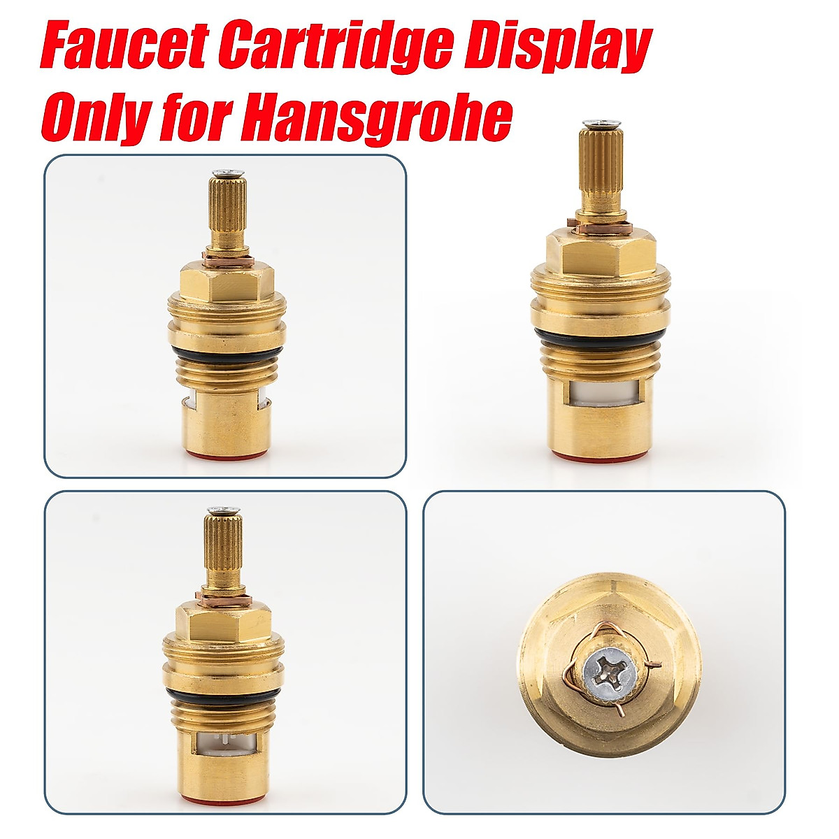 LIBERFLOW Faucet Cartridge for Hansgrohe Kitchen Faucet Parts,Compatible with 94009000 Hot Cartridge Widespread Faucet Valve