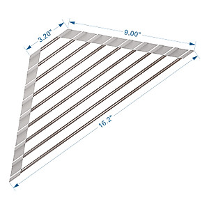 LLYLIU Triangle Roll Up Dish Drying Rack - Over The Sink Kitchen Roll up Sink Drying Rack Sink Caddy Sponge Holder
