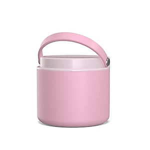 Hydrapeak 18oz Stainless Steel Vacuum Insulated Thermos Food Jar | Kids Thermos for Hot Food and Cold Food, Wide Mouth Leak-Proof Soup Thermos for Adults, 10 Hours Hot and 16 Hours Cold (Pink)