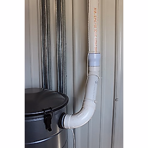 VacuMaid UV150GKP1 Extended Life Professional Wall Mounted Utility Vacuum with 50ft. Garage Kit Pro (Unit and Kit Plus 1 Inlet)