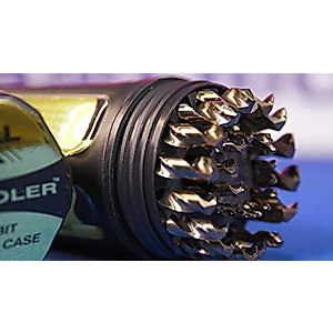 Drill America - DWD29J-CO-PC 29 Piece M35 Cobalt Drill Bit Set in Round Case (1/16" - 1/2" X 64ths), DWDCO Series
