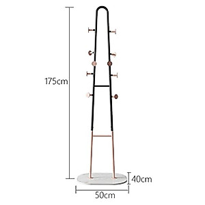 DOUBAO Nordic Floor Coat Hanger Bedroom Home Hanger Wrought Iron Hanger Bag Hanger Home Coat Hanger
