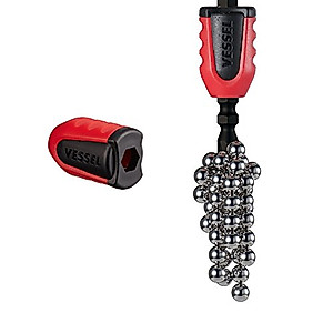 VESSEL BW-32 Step Bit, Sakisbo, Hex, Set of 5, Screw Mug Catcher Included