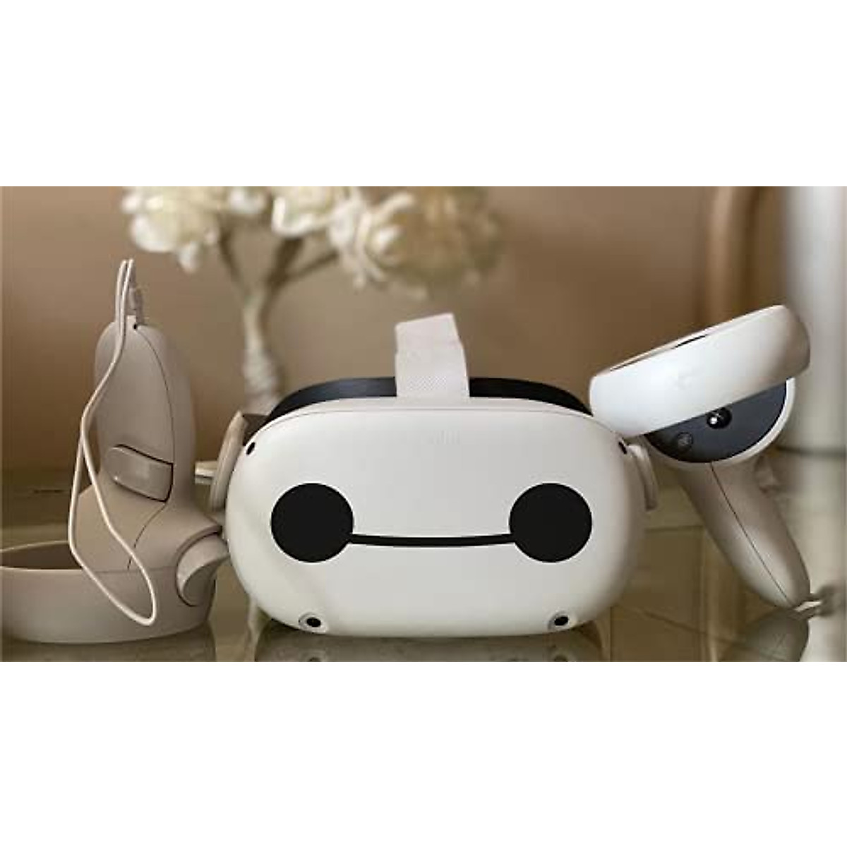 VR Headset Sticker | Baymax | (Matte Black)