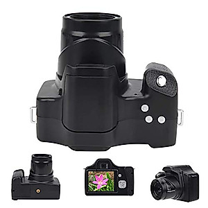 18X Zoom HD DSLR Camera, F/2.9 Telephoto Digital Camera with 3.0in LCD Screen, 24MP High-Performance Image FHD Video Record for Photography/Travel (Standard+Wide-Angle Lens)