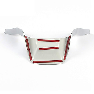 ruihe 2pc Carbon Fiber Folor Steering Wheel Cover Trim Fit for Ford Explorer 2020 2021 2022 2023 2024