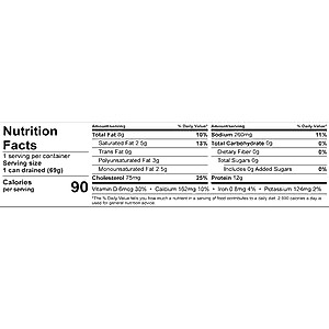 Chicken of the Sea Sardines in Water, Wild Caught, 3.75 oz. Can (Pack of 18)