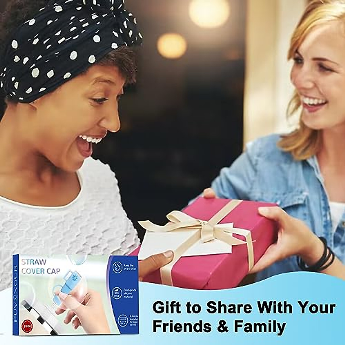 6Pcs Straw Covers Cap Fitting for Stanley Cup,10mm Silicone Straw Topper Compatible for Stanley 30&40 Oz Tumbler with Handle, Straw Caps Reusable Straw Tip Cover Suited for Stanley Cup Accessories