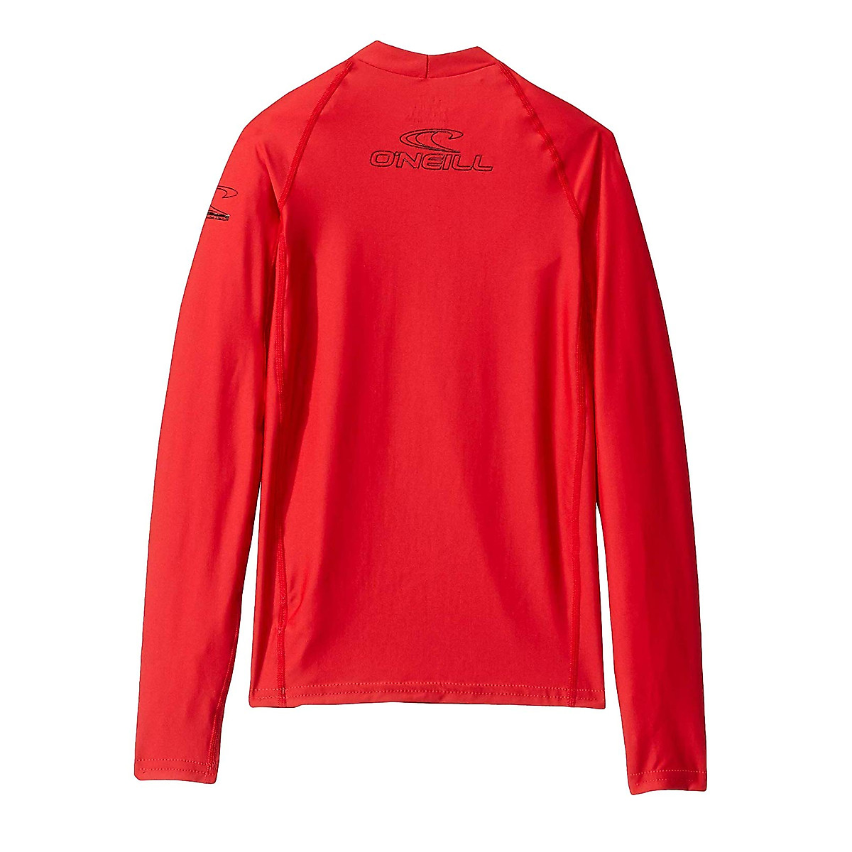 O'Neill Youth Basic Skins UPF 50+ Short Sleeve Rash Guard, Red, 16