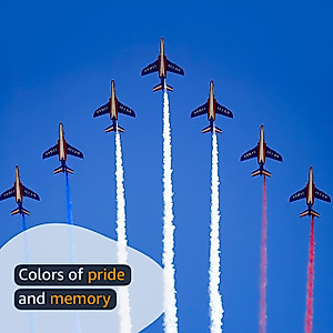 Morex Ribbon 93603/20-914 Striped Grosgrain Ribbon 5/8" X 20 YD Patriotic Ribbon for Gift Wrapping, Red/White/Blue, 4th of July Decorations, American Flags Art Supplies Gift Ribbons for Crafts