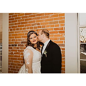 YSUCAU Corsage and Men Boutonniere Set for Wedding, Greenery Corsages Wristlet Band Bracelet for Wedding Mother of Bride and Groom, Prom Flowers