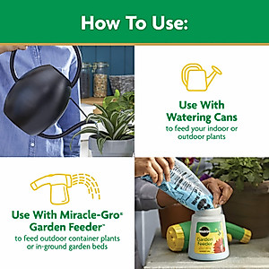 Miracle-Gro Water Soluble All Purpose Plant Food, Fertilizer for Indoor or Outdoor Flowers, Vegetables or Trees, 8 oz.