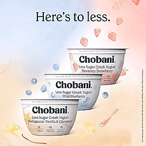 Chobani® Less Sugar Low-Fat Greek Yogurt Clingstone Peach 5.3oz