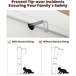 Seeday Over The Toilet Storage Cabinet, Space Saver Bathroom Shelf Over Toilet with Toilet Assistance Cabinet, Bathroom Storage Over The Toilet with Adjustable Feet Pad