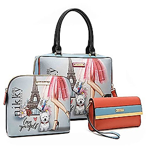 Nikky Chic Satchel Bag 3Pc Set