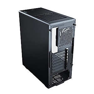 Phanteks Eclipse P300A (PH-EC300ATG_BK01) high airflow full-metal mesh design, compact ATX Mid-tower, 120mm black case fan, Black