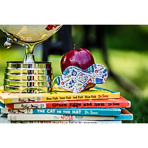 Teacher Appreciation Gift for Women - Thank You Present Potholder - One Smart Cookie Oven Mitt - Set of 2 (One Smart Cookie w/Keychain)