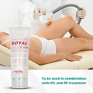 Liflad Radio Frequency Gel for RF Machine - Cooling Gel for Laser Hair Removal - Massage Therapy Cream for Women& Men - Royal Facial Gel Clear (Pack of 2)