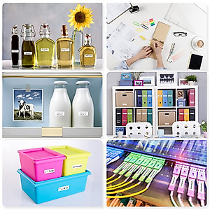 X-HOUND Label Maker Machine with Tape, Portable Bluetooth Label Printer for Organizing with Multiple Templates and Wireless Connection, Rechargeable Sticker Maker for Home/Office/School/Kitchen