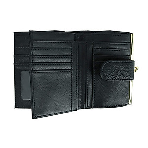 Buxton Pebble RFID Lexington Wallet, Black