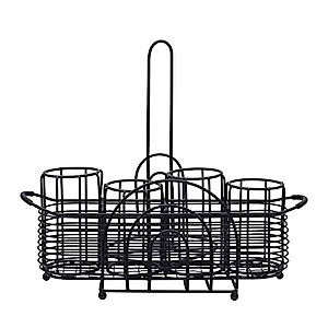 Gourmet Basics by Mikasa Gourmet Basics Art Deco Picnic Buffet Caddy with Paper Towel Holder