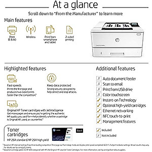 HP LaserJet Pro M402dn Laser Printer with Built-in Ethernet & Double-Sided Printing, Amazon Dash replenishment ready (C5F94A), A4