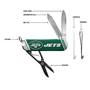 The Sports Vault NFL New York Jets Essential Pocket Multi-Tool