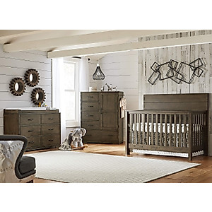 Westwood Design Dovetail Full Size Bed rails Graphite brown