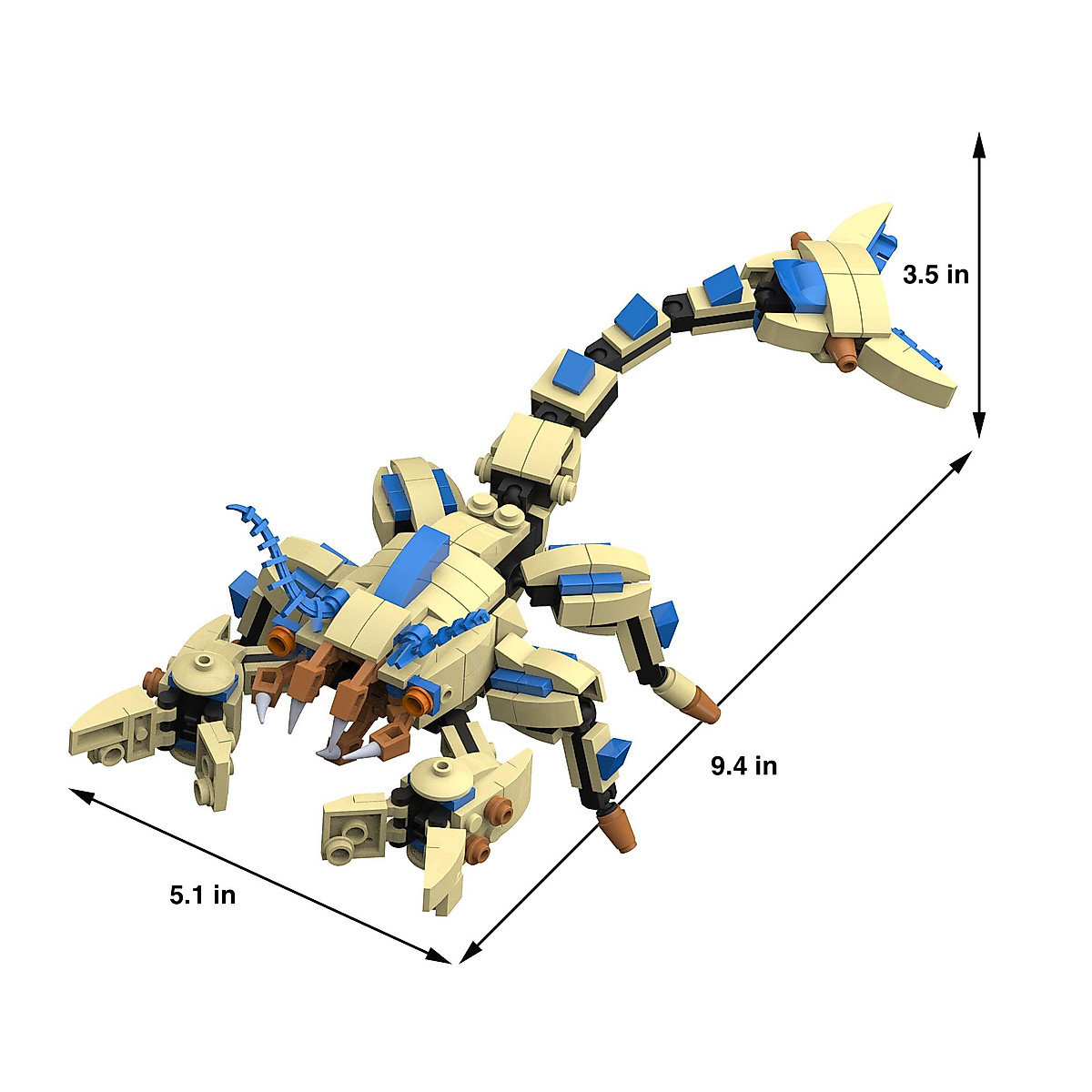 MyBuild Mecha Frame Sc-Fi Mimicry 5015 Scorpion-Like Alien, Imaginative Construction Building Bricks