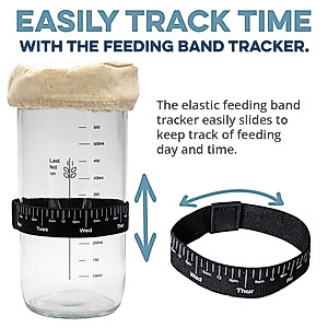 Cultures for Health Sourdough Starter Jar Kit + San Francisco Sourdough Starter Culture Bundle | Essential Baking Supplies For Homemade Bread | DIY Breadmaking Kit