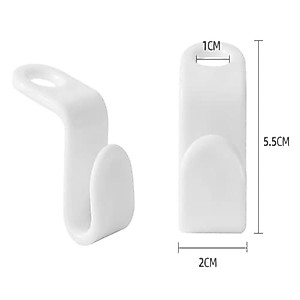 RIIPOO Clothes Hanger Connector Hooks 50PCS, Closet Hangers Hooks Space Saving for Hanging Clothes