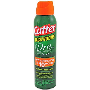 Cutter Backwoods Dry Insect Repellent Spray 4 oz (Pack of 3)
