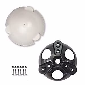 Mars Rock Small Wind Turbine Wheel Hub And Cap 3 Vanes Blades’ Screws & Nuts Kit For Horizontal Wind Turbine Generation DIY 100w To 1000w Small Windmill Accessories Parts