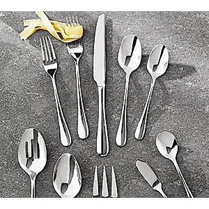 Member's Mark Premium 18/10 Mirror Stainless Steel 65 Piece Flatware Set
