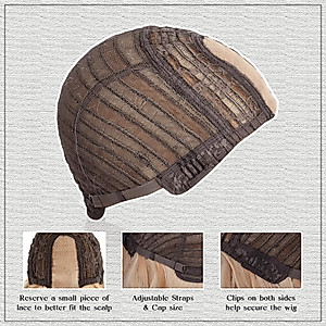 Aida ble Mixed Blonde Long Wave Wig for Women -26inch Middle Part Long Curly Wig Heat Resistant Synthetic Hair Looking Natural, Fiber Wig for Daily Party Use