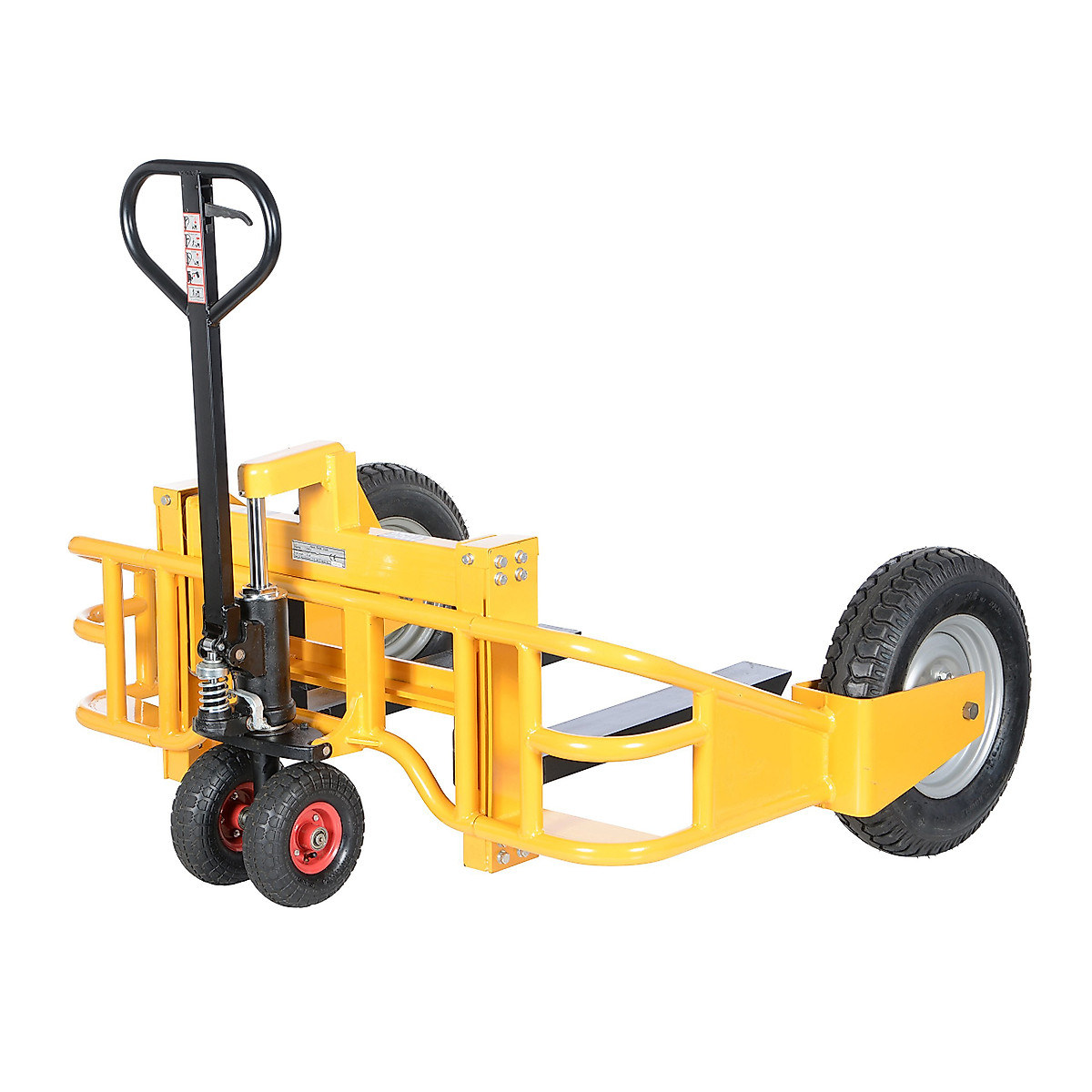 Vestil ALL-T-HD Heavy Duty All Terrain Pallet Truck, 2500 lbs Capacity, 32" Length x 12" - 26-3/4" Width Fork
