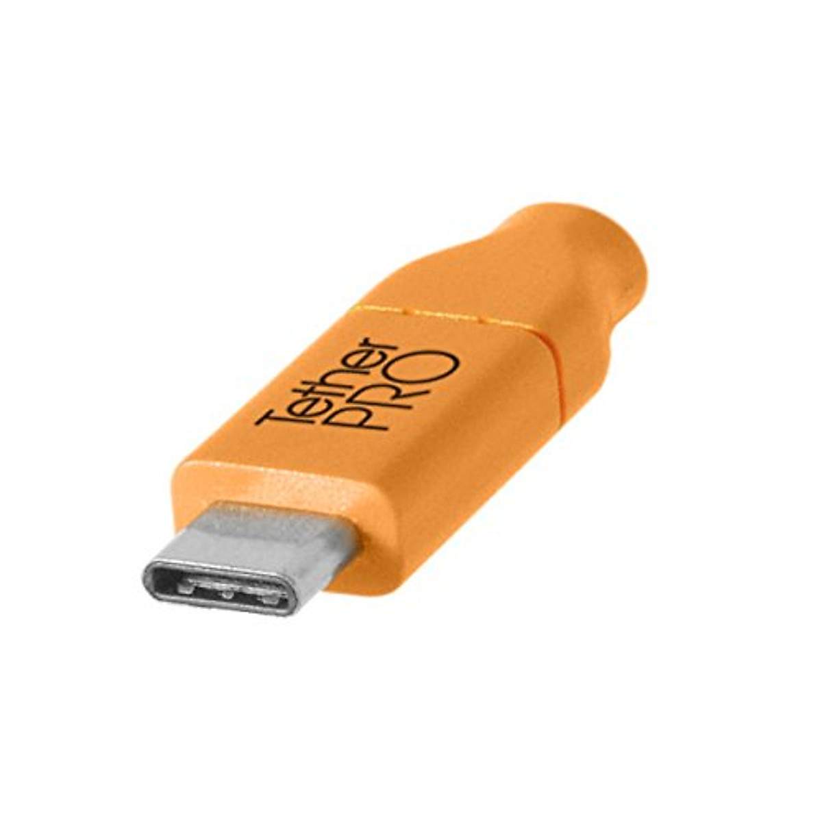Tether Tools TetherPro USB-C to USB 2.0 Mini-B 8-Pin Cable | for Fast Transfer and Connection Between Camera and Computer | High Visibility Orange | 15 Feet (4.6 m