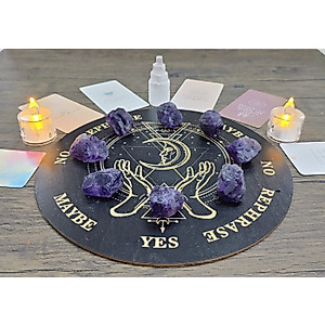 MAIBAOTA Natural Amethyst Crystal Rocks Raw Healing Crystals Bulk 1" Raw Rough Gemstones Rocks for Tumbling Polishing Cutting Reiki Witch Quartz Crystal Stones