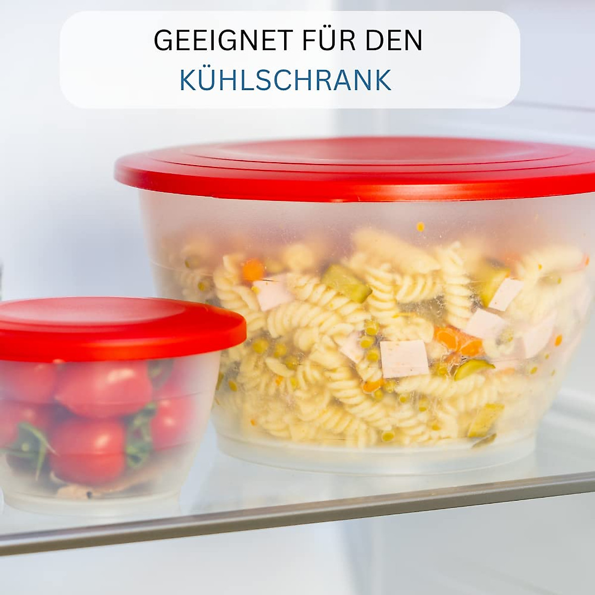 Westmark 9 Piece Container Set Olympia, one size, Red