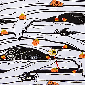 The Children's Place Kids 2 Piece Family Matching, Halloween Pajama Sets, Cotton, Glow Mummy, 8