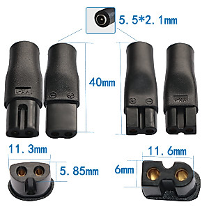 rgzhihuifz USB Adapter is Suitable for a Variety of Electric Hairdressers, shavers, Beauty Instruments, purifiers, Table Lamps and Others 5521 Adapter，Charging Adapter for Various Small appliances…