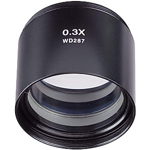 Parco Scientific PAF03 0.3X Barlow Lens for Stereo/Industrial Microscopes (48mm) (Suitable for PA-1F PA -2F PA -3F PA -5F PA -7F PA -8F PA -9F Series)